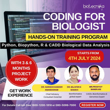 Coding For Biologist Hands-on Training Program With 3 & 6 Months Proje — BioTecNika Store