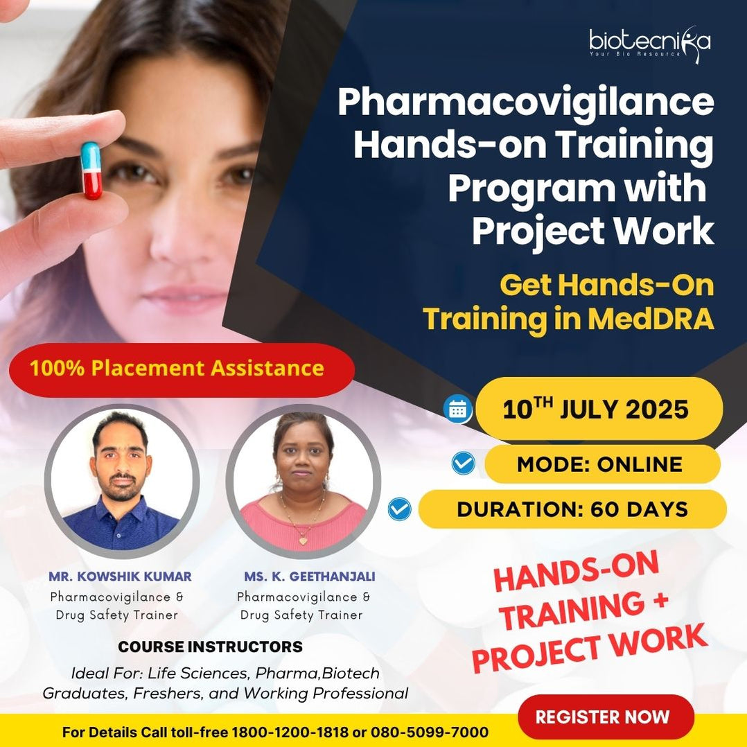 Pharmacovigilance Hands-on Training Program with Project Work + 100% P ...