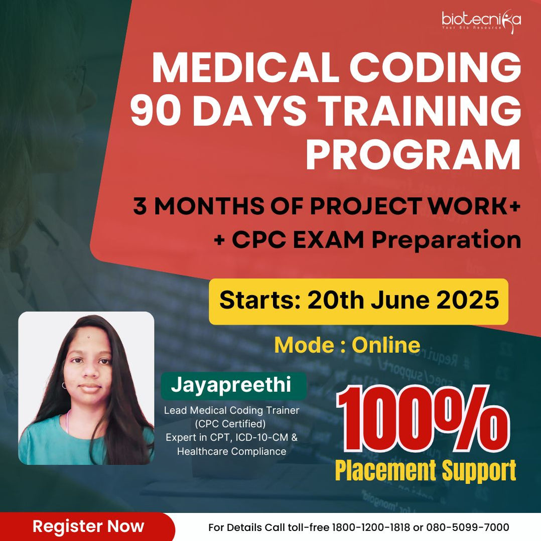 Medical Coding Training Program + 3 Months of Guided Projects | Work E — BioTecNika Store