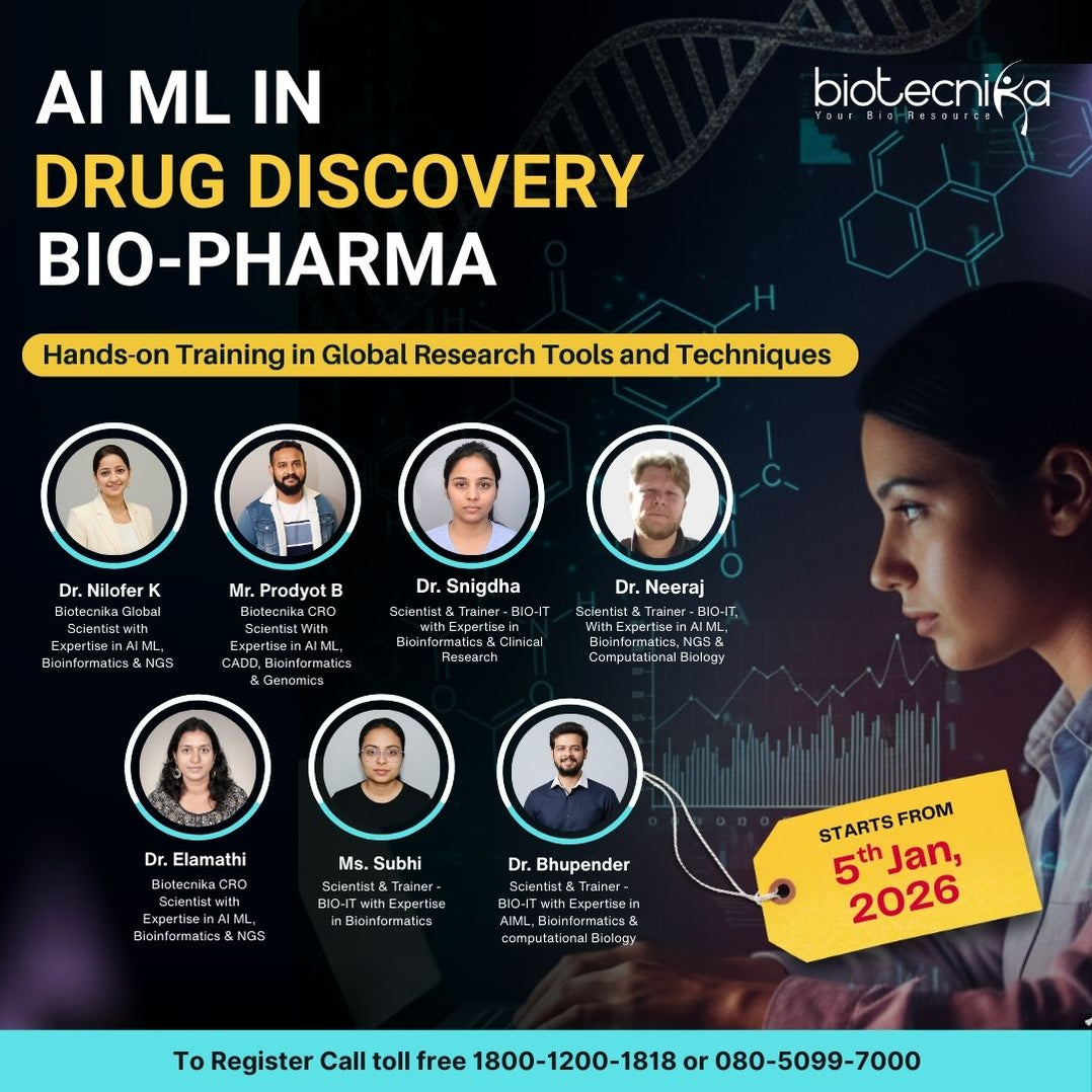 AI/ML in Drug Discovery & Biopharma – Hands-on Training Program with 3 ...