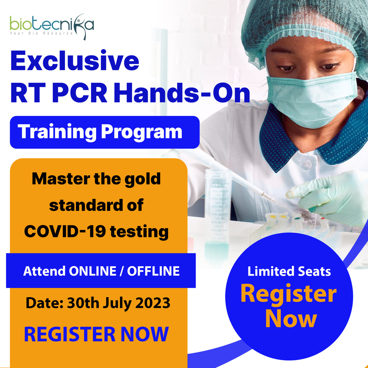 RT PCR Hands-On Training Program - Attend Online / Offline — BioTecNika ...
