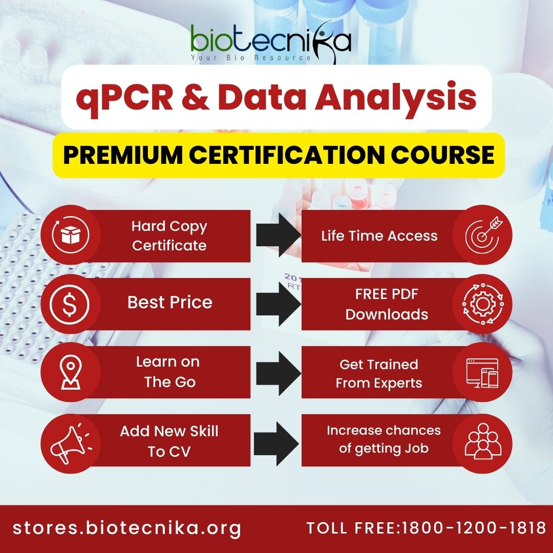 qPCR and Data Analysis Premium Certification Course — BioTecNika Store