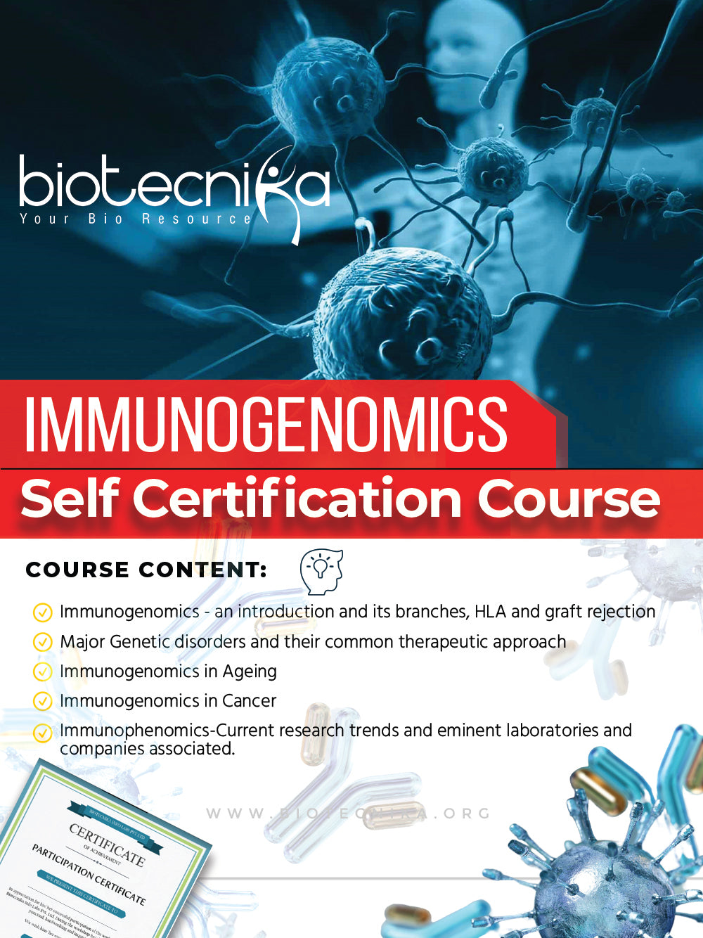 Immunogenomics Certification Course — BioTecNika Store